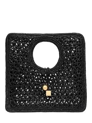 Jacquemus Le Petit Carre Beach Bag - Black