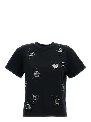DES_PHEMMES Embellished T-shirt - Nero