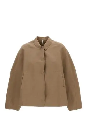 BOBOUTIC Single-breasted Jacket With Buttons - Beige