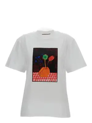 Plan C Printed T-shirt - Bianco