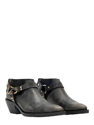 ALLSAINTS Maisy Western Bootie - Dark Brown