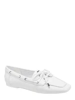 Dkny Delmar Boat Shoe - White