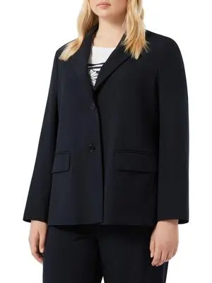 Marina Rinaldi Vento Side Slit Jacket - Midnight Blue