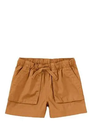TEA COLLECTION Woven Camp Shorts - Whole Wheat