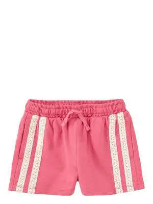 TEA COLLECTION Crochet Sporty Shorts - Desert Rose