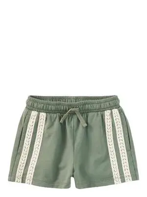 TEA COLLECTION Crochet Sporty Shorts - Dried Rosemary