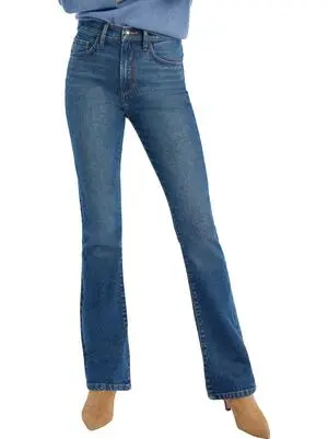 FAVORITE DAUGHTER The Valentina Super High Waist Bootcut Jeans - Flagstaff