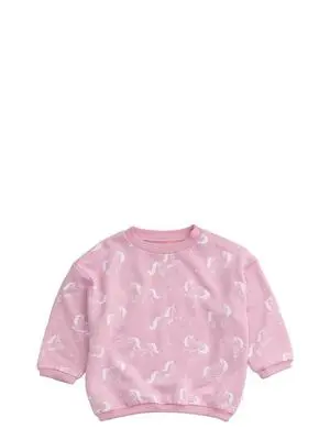 MORI Oversized Sweatshirt - Unicorn Print