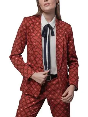 WILDFANG Tailored Tux Blazer - Modern Fleur Cinnamon