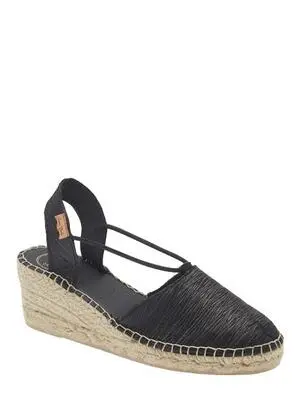 TONI PONS Telma Espadrille Wedge - Negre