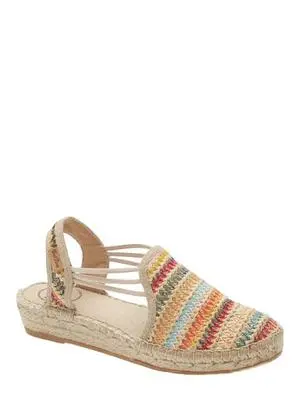 TONI PONS Noa Espadrille Flat Beige Multi