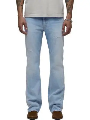 Hudson Jeans Walker Ripped Kick Flare Jeans - Lakewood