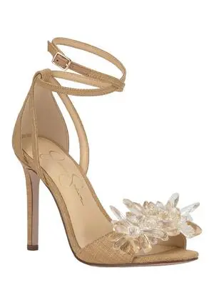 Jessica Simpson Janivah Ankle Strap Sandal - Natural