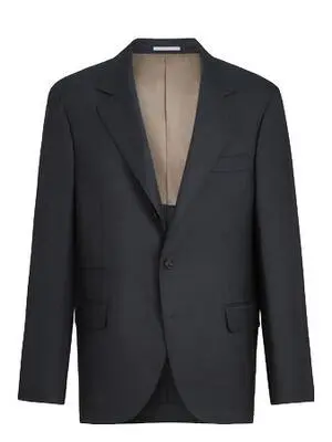 Brunello Cucinelli Houndstooth Blazer - Anthracite