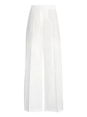 Brunello Cucinelli Loose Fit Track Trousers - White