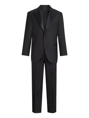 Brunello Cucinelli Tuxedo With Peak Lapel - Black
