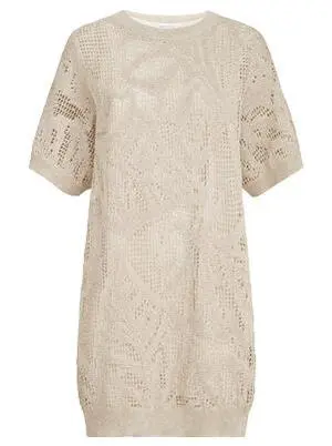 Brunello Cucinelli Mini Dress - Beige