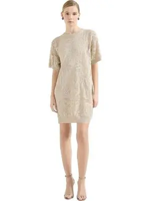 Brunello Cucinelli Mini Dress - Beige