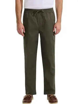 LANDS' END Classic Fit Corduroy Deck Pants - Forest Moss