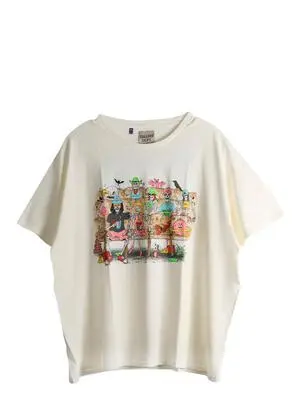 GALLERY DEPT. Skeleton Beach Theatre T-shirt - Archival White