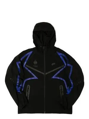Nike Inter Milan One Block Down Tech Woven Jacket - Black/blue