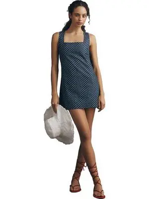 SUNDAY RITUAL Dahlia Sleeveless Mini Dress - Navy