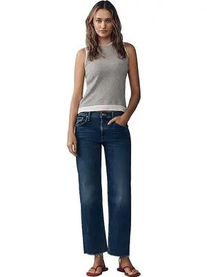 MOTHER Ankle High-rise Straight-leg Jeans - Prized Possession