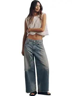 Denimist Georgia High-rise Wide-leg Jeans - Glenmore Blue