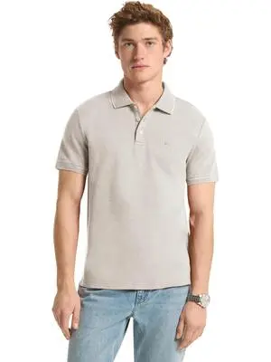 Michael Kors Gramercy Cotton Polo Shirt In Size By - Grey