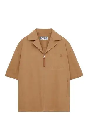 Loewe Short Sleeve Shirt Almond - Tan