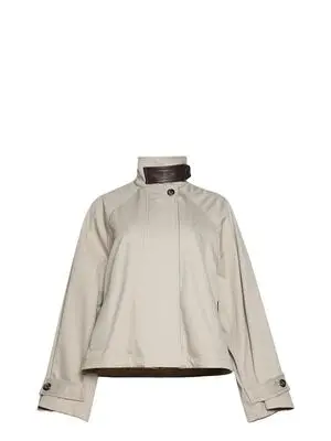Loewe Short Parka - Beige