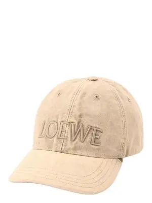 Loewe Denim Cap - Beige