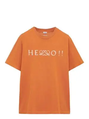 Loewe Regular Fit Tee - Orange