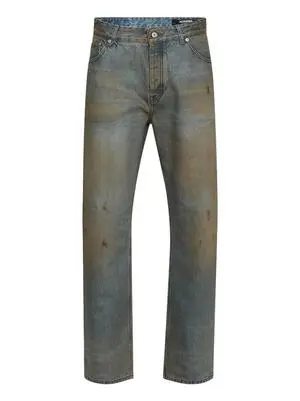 Jacquemus Le Berger De-nimes Distressed Jeans - Blue