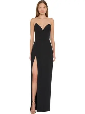 Amanda Uprichard Ailany Maxi Gown - Black