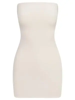 SKIMS Cotton Jersey Mini Tube Dress - Marble