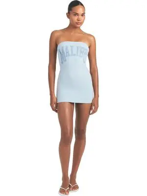 SKIMS Cotton Jersey Mini Tube Dress - Opal Malibu