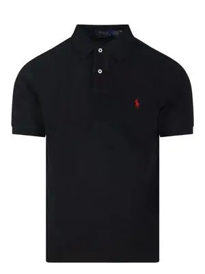 Polo Ralph Lauren Half-button Polo Shirt - Black