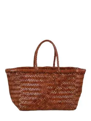 Dragon Diffusion Woven Tote Bag - Brown