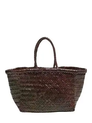 Dragon Diffusion Woven Tote Bag - Brown