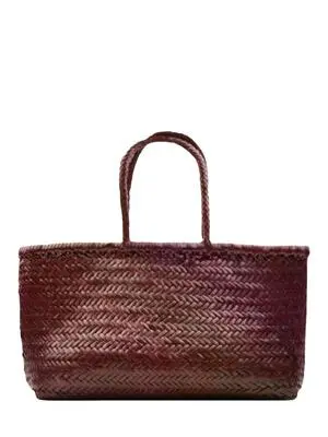 Dragon Diffusion Braided Handle Tote Bag - Red