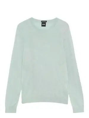 BOSS Ferpina Crew-Neck Top Green