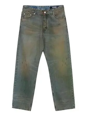 Jacquemus Berger De-nîmes Distressed Jeans - Blue