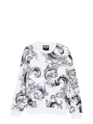 Versace Patterned Sweatshirt - White