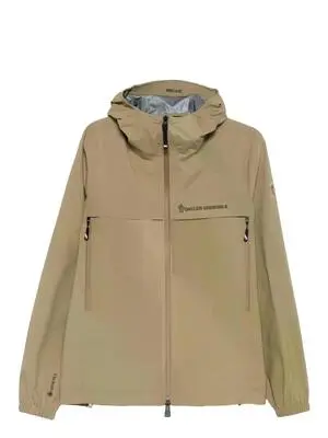 Moncler Hooded Zip Jacket - Neutrals