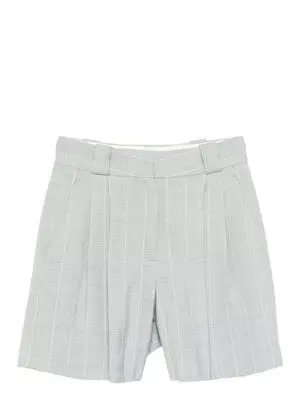 BLAZÉ MILANO Pinstripe Pleated Shorts - Blue