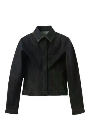 Jacquemus Buttoned Cotton Jacket - Blue