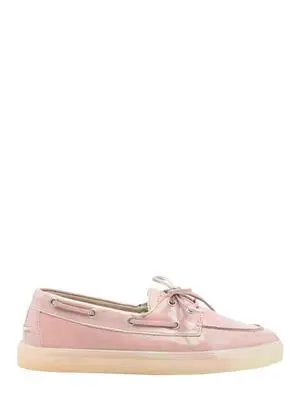 SUMMERY COPENHAGEN Leather Boat Shoes - Pink