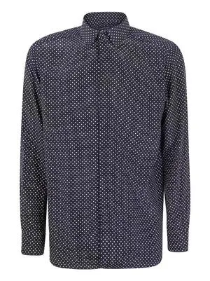 TOM FORD Polka Dot Shirt - Black