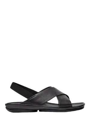 Camper Right Isla Crossover-strap Sandals - Black